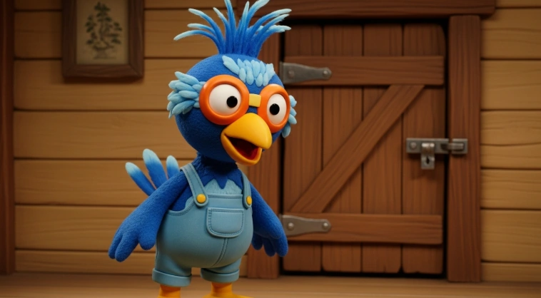 Mel Bird Wears Overalls in Pororo & Fairy Tales style (AI) by ...