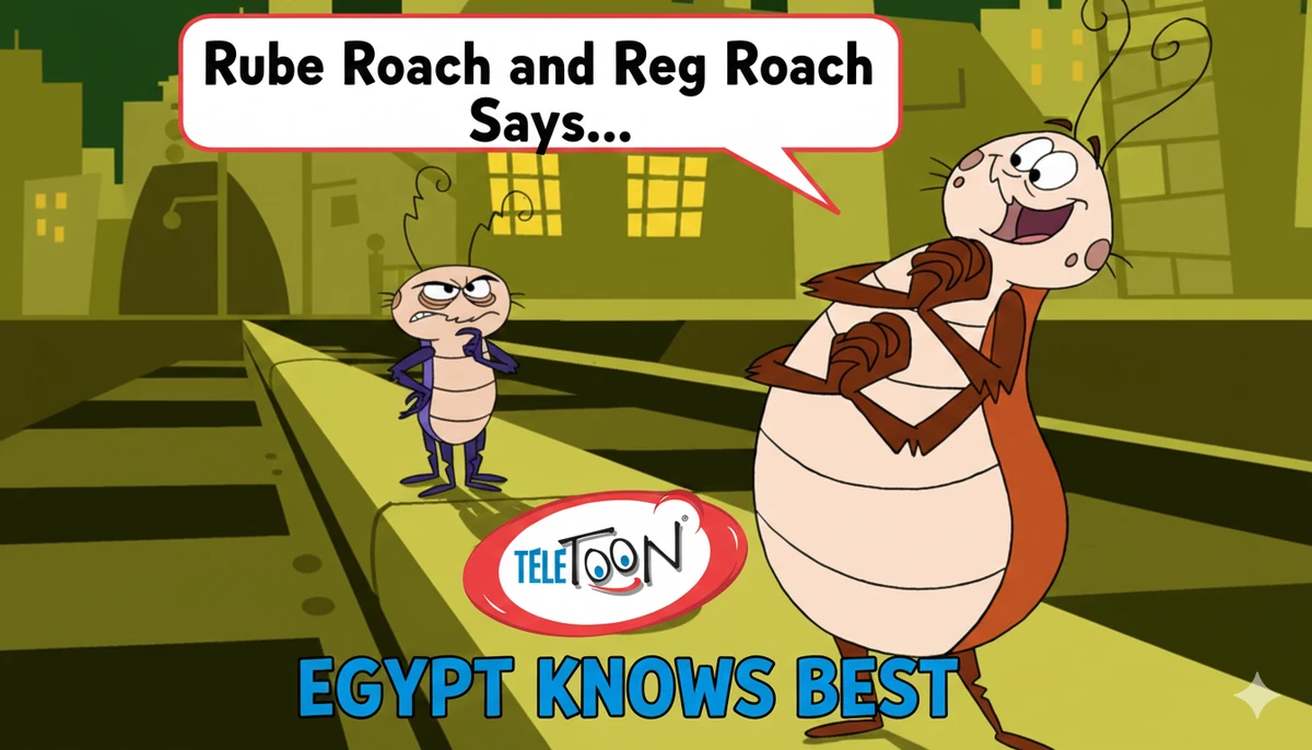 Rube Roach and Reg Roach Says... Egypt Knows Best on Teletoon (Gemini ...