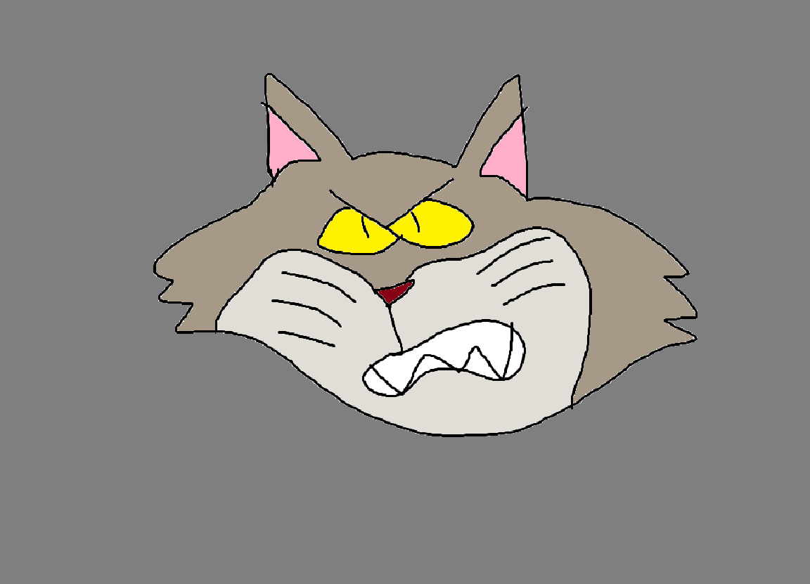 Apocalypse Museum Art Frame - Mad cat (art STUFF) | Fan art Fun Wiki ...