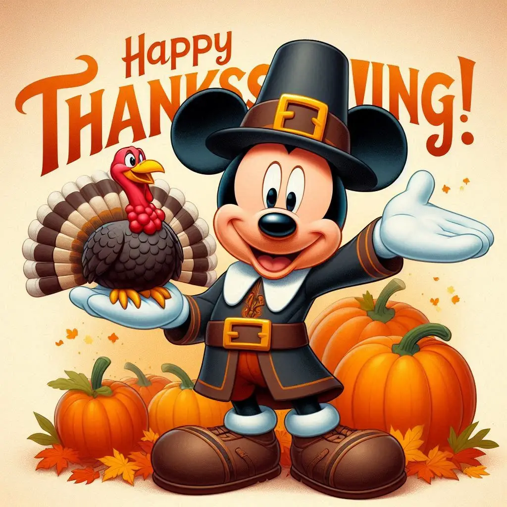 Mickey Mouse's Thanksgiving (Bing AI stuff) | Fan art Fun Wiki | Fandom