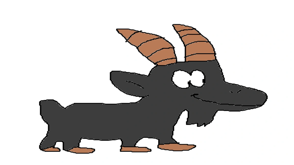 Peyo-styled Billy Goat (art STUFF) | Fan art Fun Wiki | Fandom