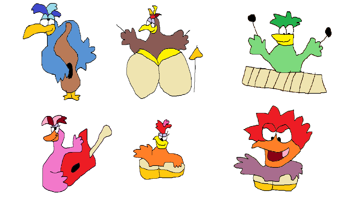 The Muppet Birds Play the Instruments by SidabatheToonLord (DeviantArt ...