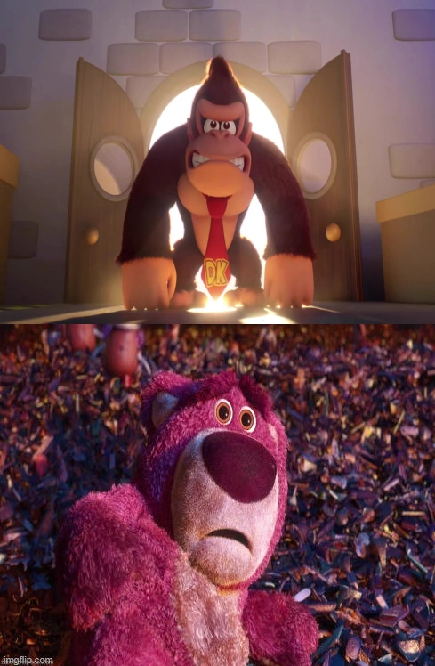 Donkey Kong is angry at Lotso by MaxietheFox2005 (DeviantArt stuff ...