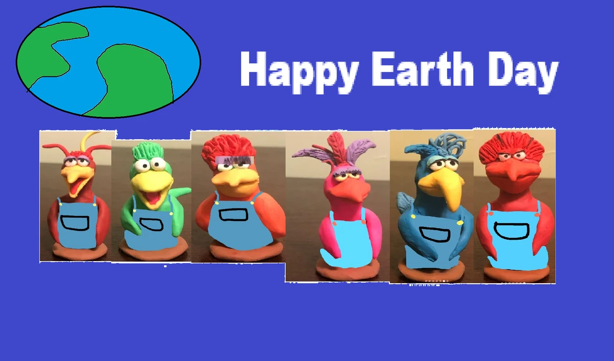 Happy Earth Day from The Muppet Birds | Fan art Fun Wiki | Fandom