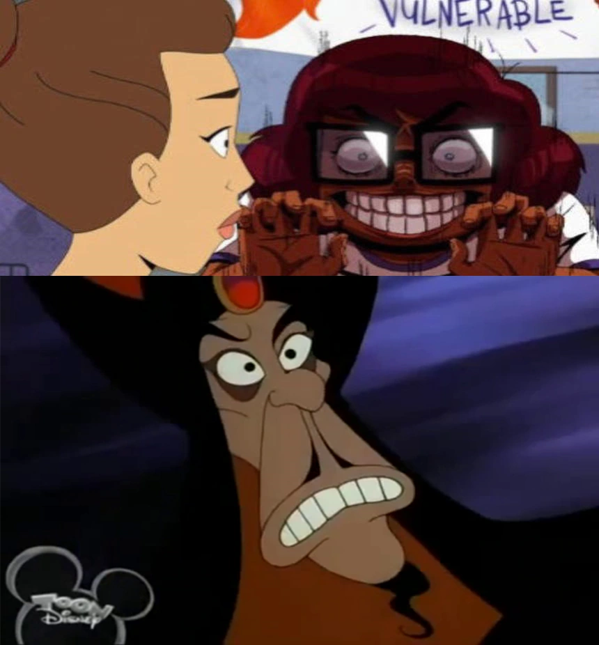 Jafar is Scared of Scary Velma by MaxietheFox2005 (DeviantArt stuff ...