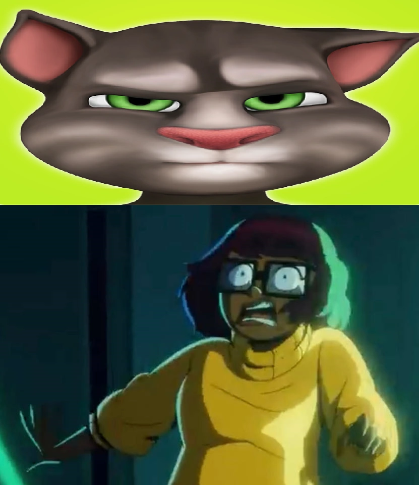 Velma Scared of Talking Tom (DeviantArt stuff) | Fan art Fun Wiki | Fandom