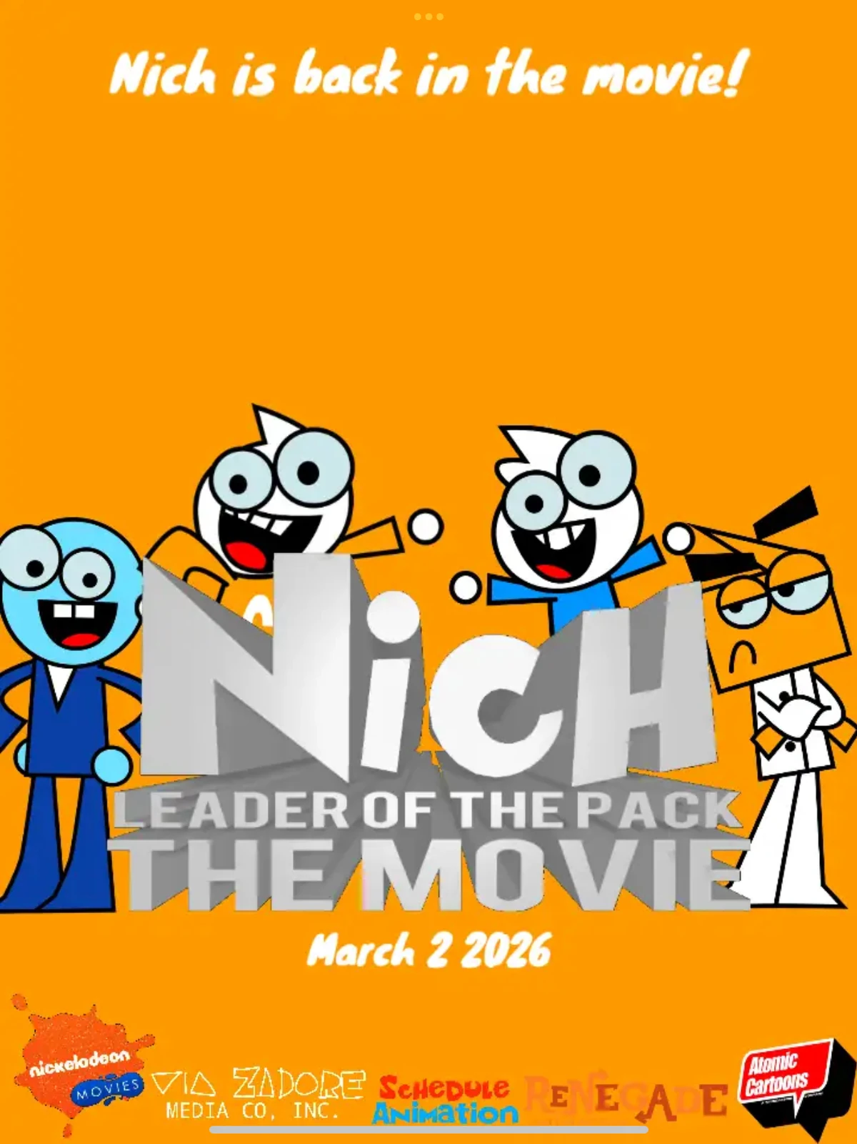Nich: Leader of the Pack - The Movie poster | Fan art Fun Wiki | Fandom