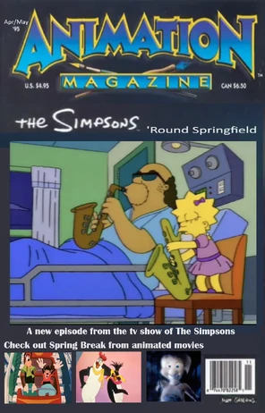 Animation Magazine - The Simpsons 'Round Springfield (April/May 1995 ...