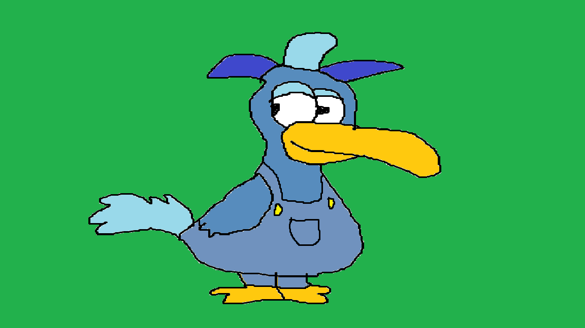 Mel Bird Wears Overalls by SidabatheToonLord (DeviantArt stuff) | Fan art Fun Wiki | Fandom