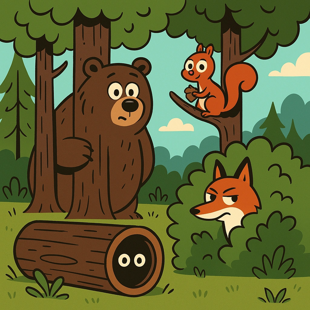 A cartoon woodland forest with forest animals (Copilot AI stuff) | Fan ...