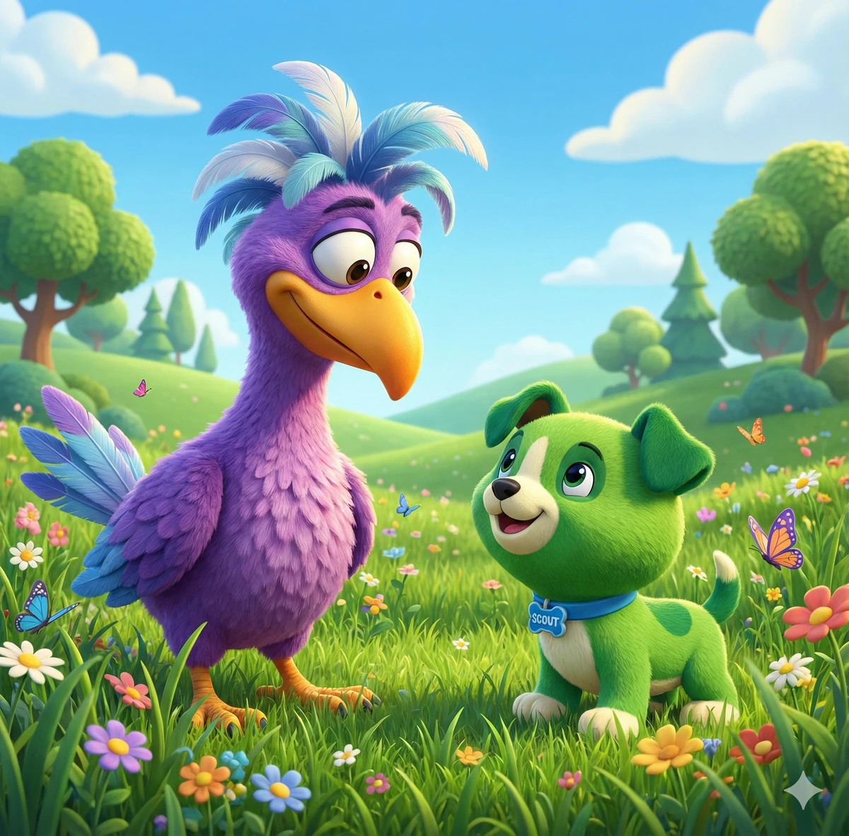 Mel Bird meets Scout by ColeHayesVideo (DeviantArt stuff) | Fan art Fun ...