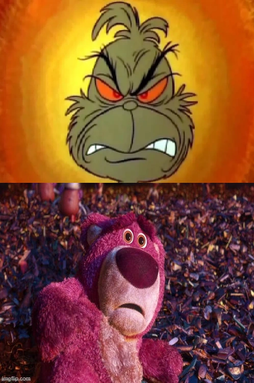The Grinch is angry at Lotso by MaxietheFox2005 (DeviantArt stuff ...