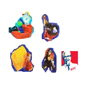 KFC Muppet Treasure Island Toys - Lot of 4, Muppet Treasure Island Toys ...