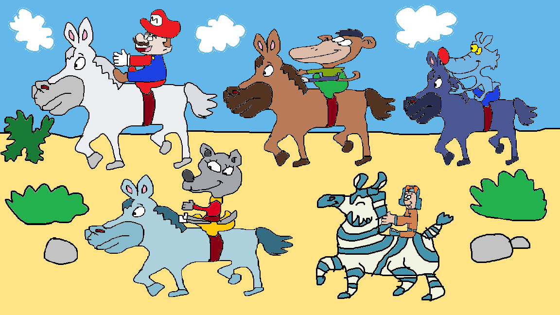 Toon-Olympics EP15 : Equestrian by SidabaTheToonLord (DeviantArt stuff ...