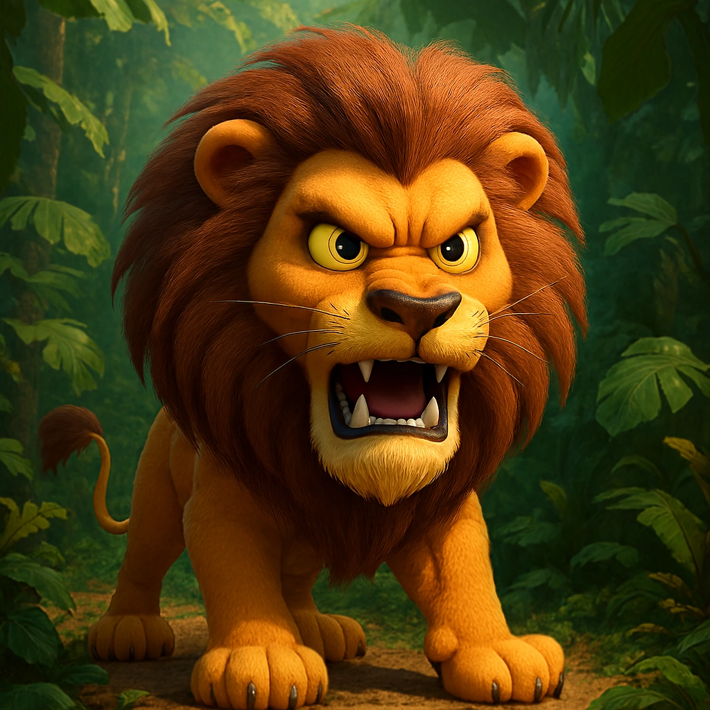 Lion in the jungle (Copilot AI stuff) | Fan art Fun Wiki | Fandom