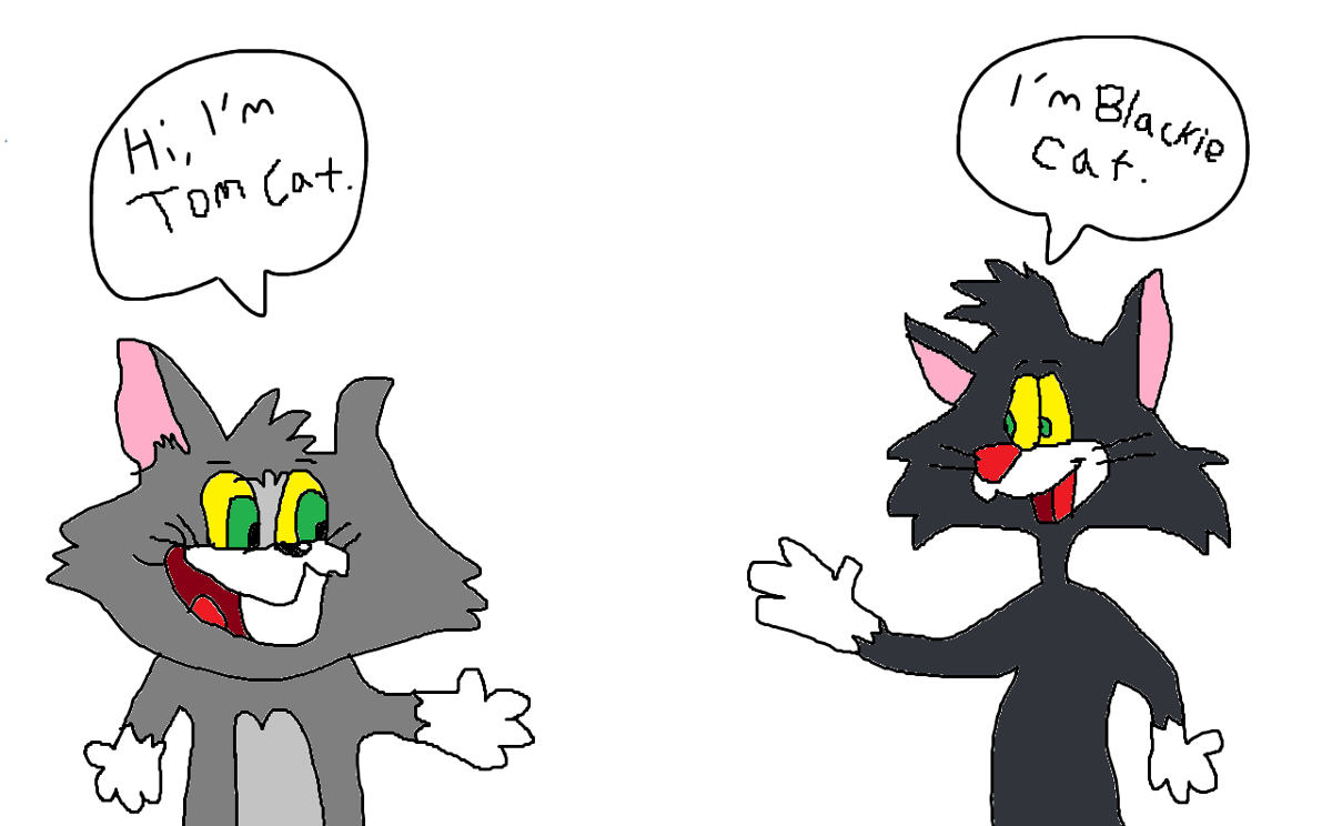 Tom Cat Meets Blackie Cat by JoeyHensonStudios (DeviantArt stuff) | Fan ...