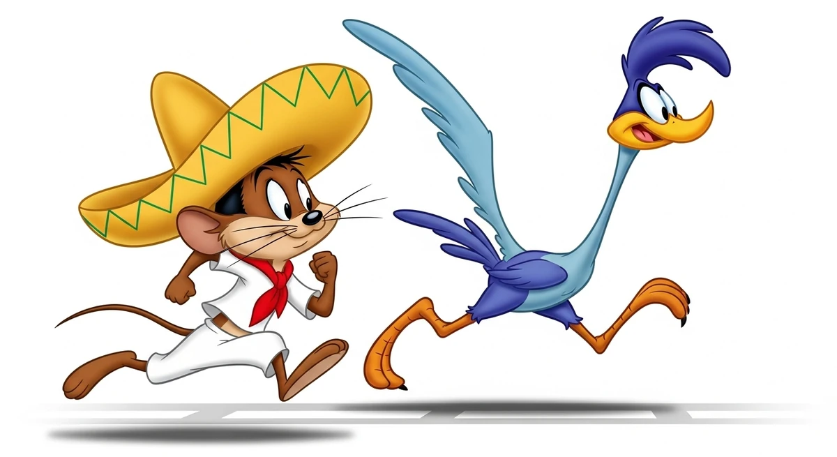 Speedy Gonzales and Road Runner are running race by MaxietheFox2005 ...