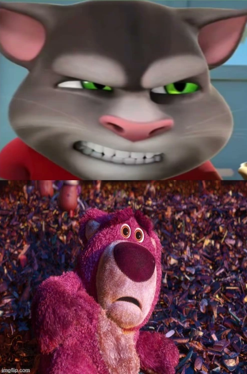 Talking Tom is angry at Lotso by MaxietheFox2005 (DeviantArt stuff) | Fan art Fun Wiki | Fandom