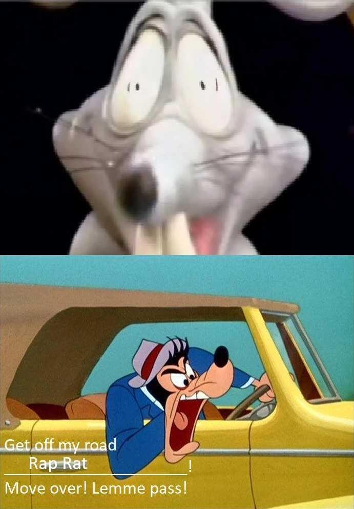 Goofy shouts at Rap Rat (DeviantArt stuff) | Fan art Fun Wiki | Fandom