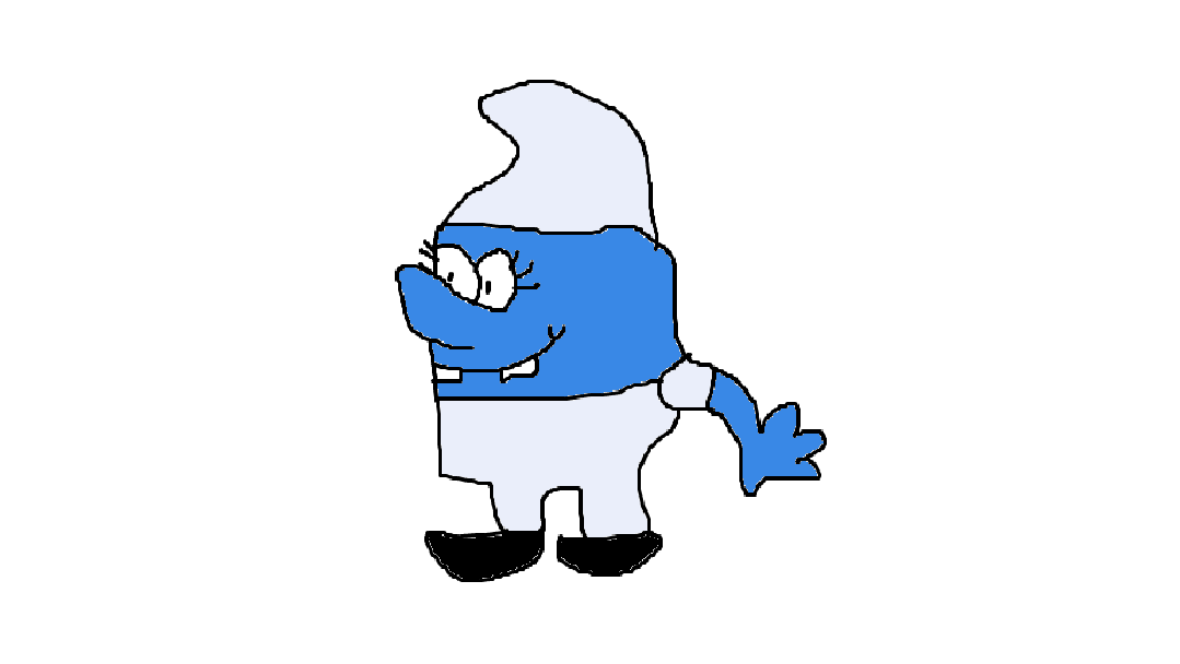 SpongeBob SquarePants as a Smurf (art STUFF) | Fan art Fun Wiki | Fandom