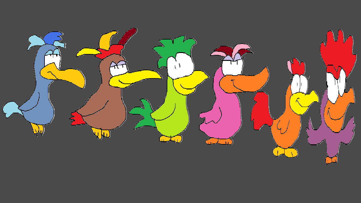 The Muppet Birds (Lucky Luke style) (DeviantArt stuff) | Fan art Fun ...