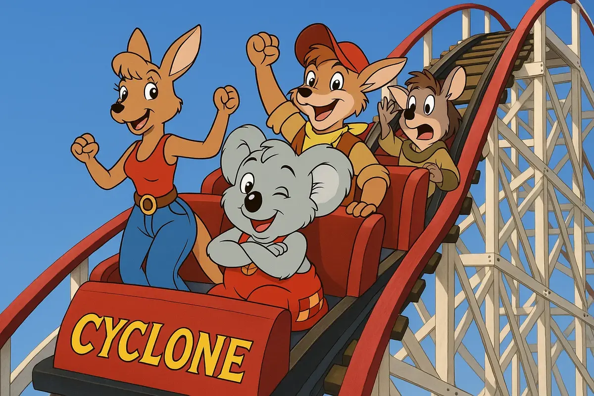 Skippy the Kangaroo, Matilda Roo, Pos the Possum and Blinky Bill (Yoram ...