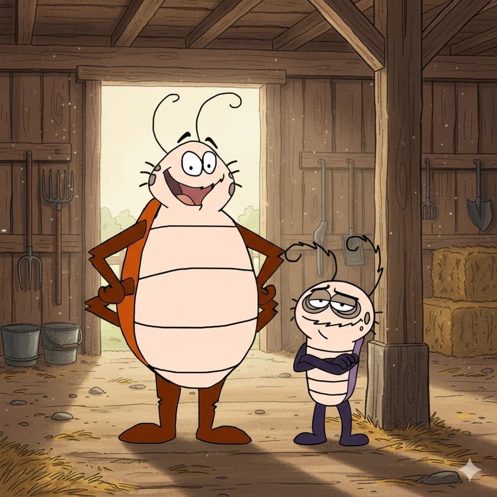 Rube Roach and Reg Roach in the Barn (Gemini) | Fan art Fun Wiki | Fandom