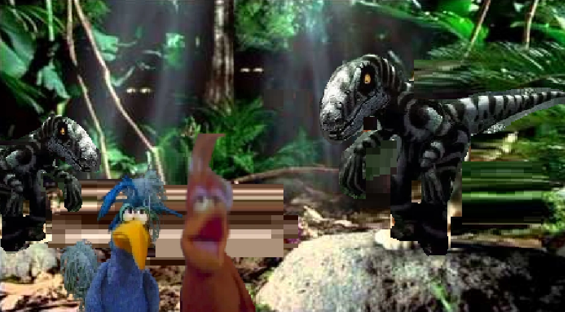 Mel and Harvey in lost world of extinction (Muppet Wiki stuff) | Fan ...
