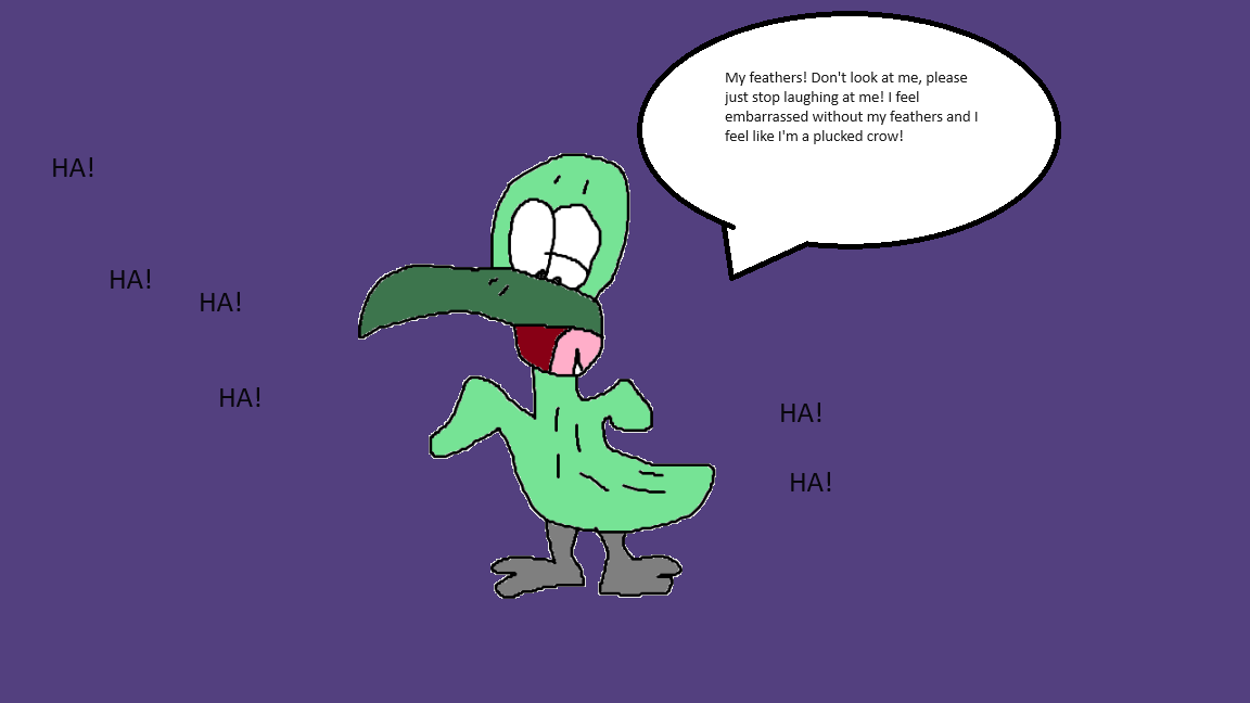 Beast Boy the Crow's Featherless Embarrassment by Sidabathetoonlord ...