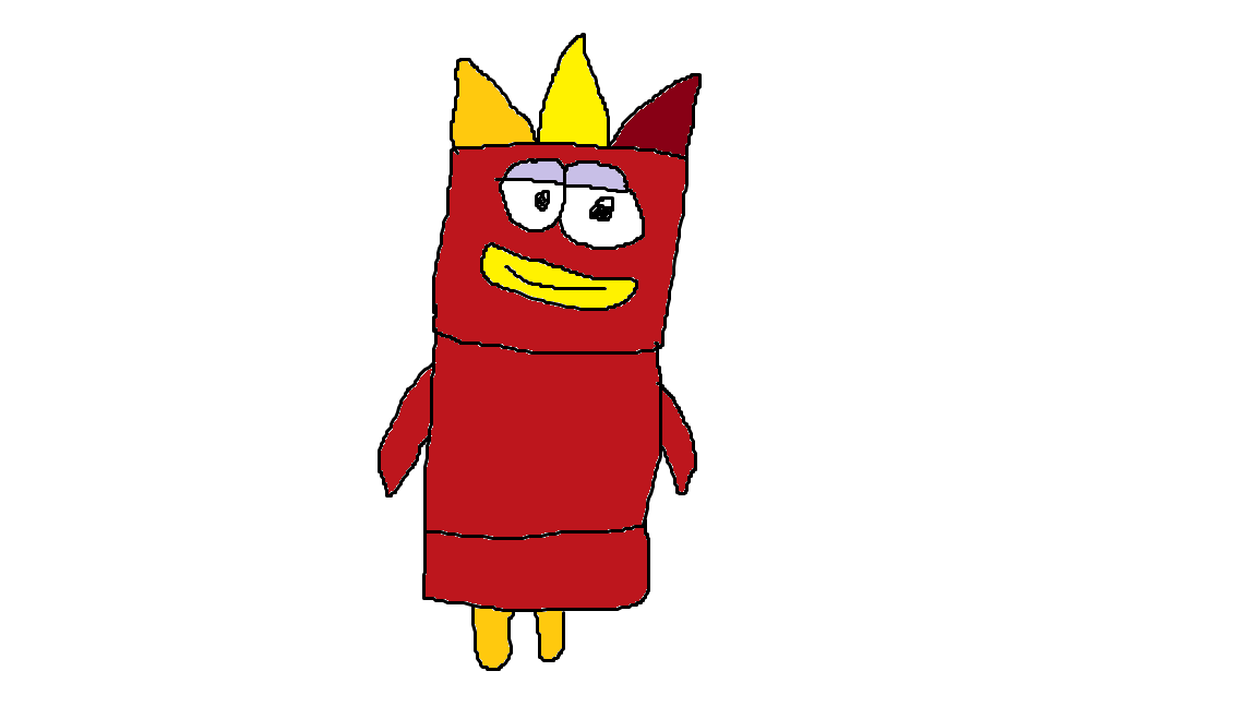 Harvey Bird in Style of Numberblock 3 (art STUFF) | Fan art Fun Wiki ...