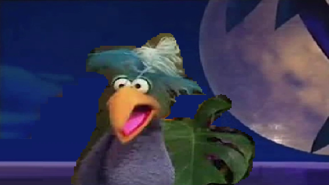 Mel Bird appearing in jungle sceneries (Muppet Wiki Stuff) | Fan art ...