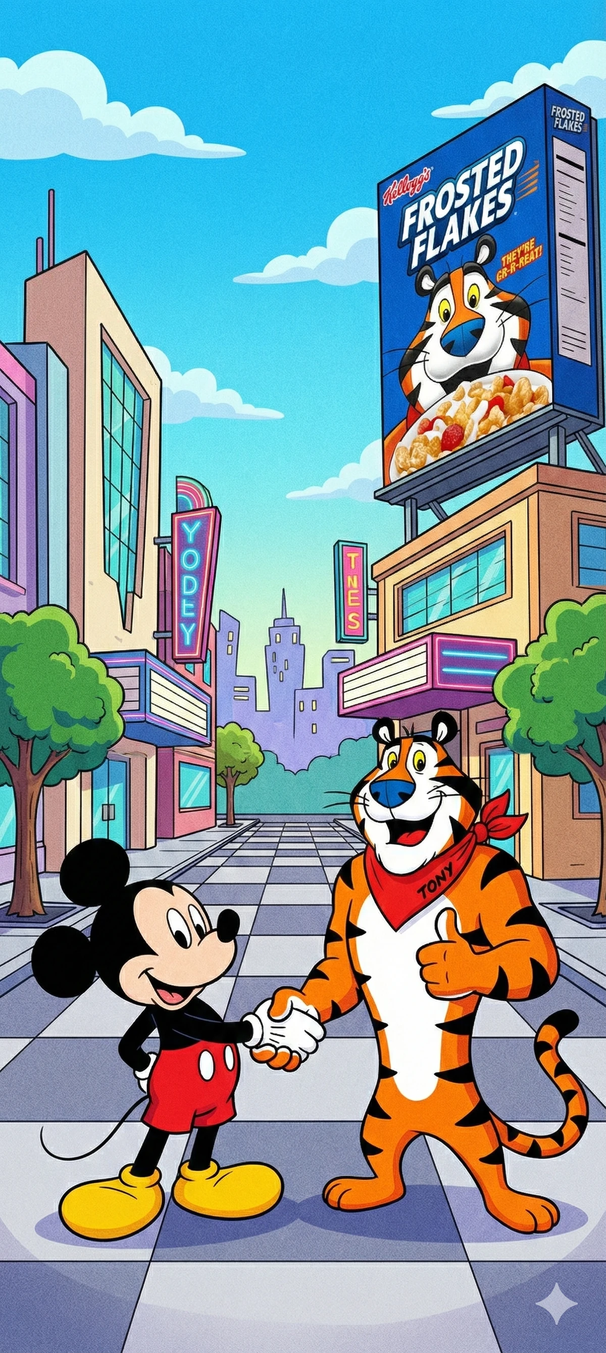 Mickey Mouse meets Tony the Tiger (Gemini) by MaxietheFox2005 ...