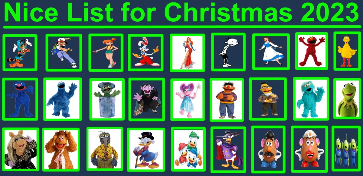 My Nice List for Christmas 2023 Part 5 by MaxietheFox2005 (DeviantArt ...
