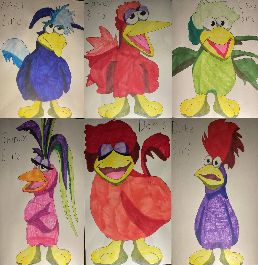 The Muppet Birds By skygirl722 (DeviantArt stuff) fixed | Fan art Fun ...