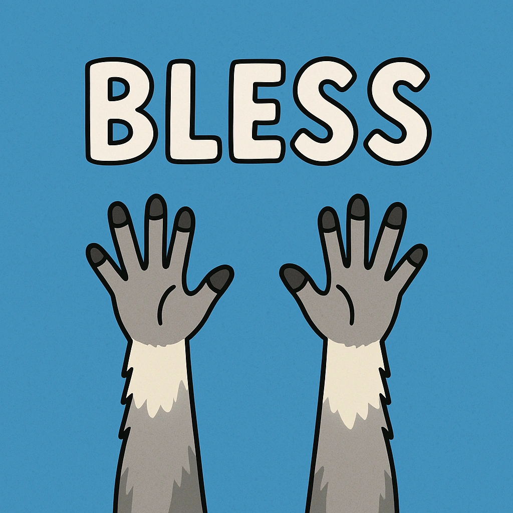 Bless with lemur arms reaching the sky (Copilot AI stuff) | Fan art Fun Wiki | Fandom