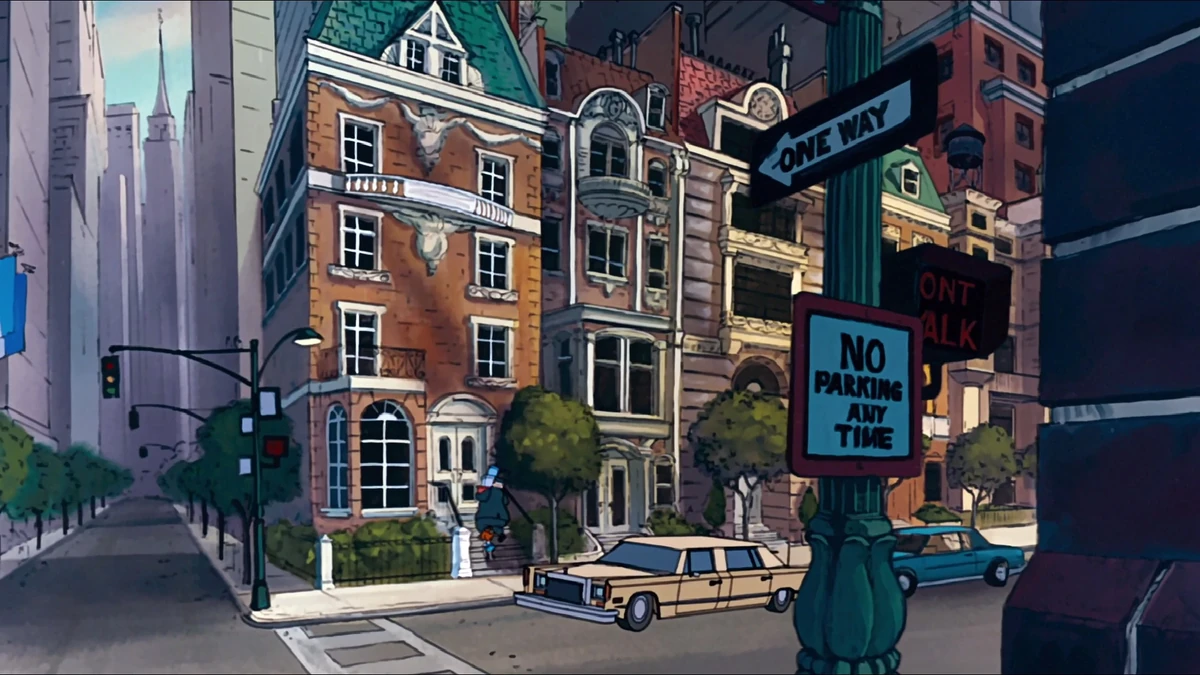 Oliver and Company (1988) City Picture Background by ...