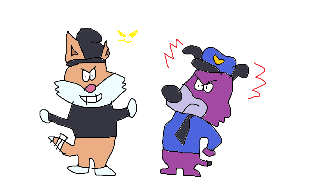 Rowdy and Peanut (Anime style) (art STUFF) | Fan art Fun Wiki | Fandom