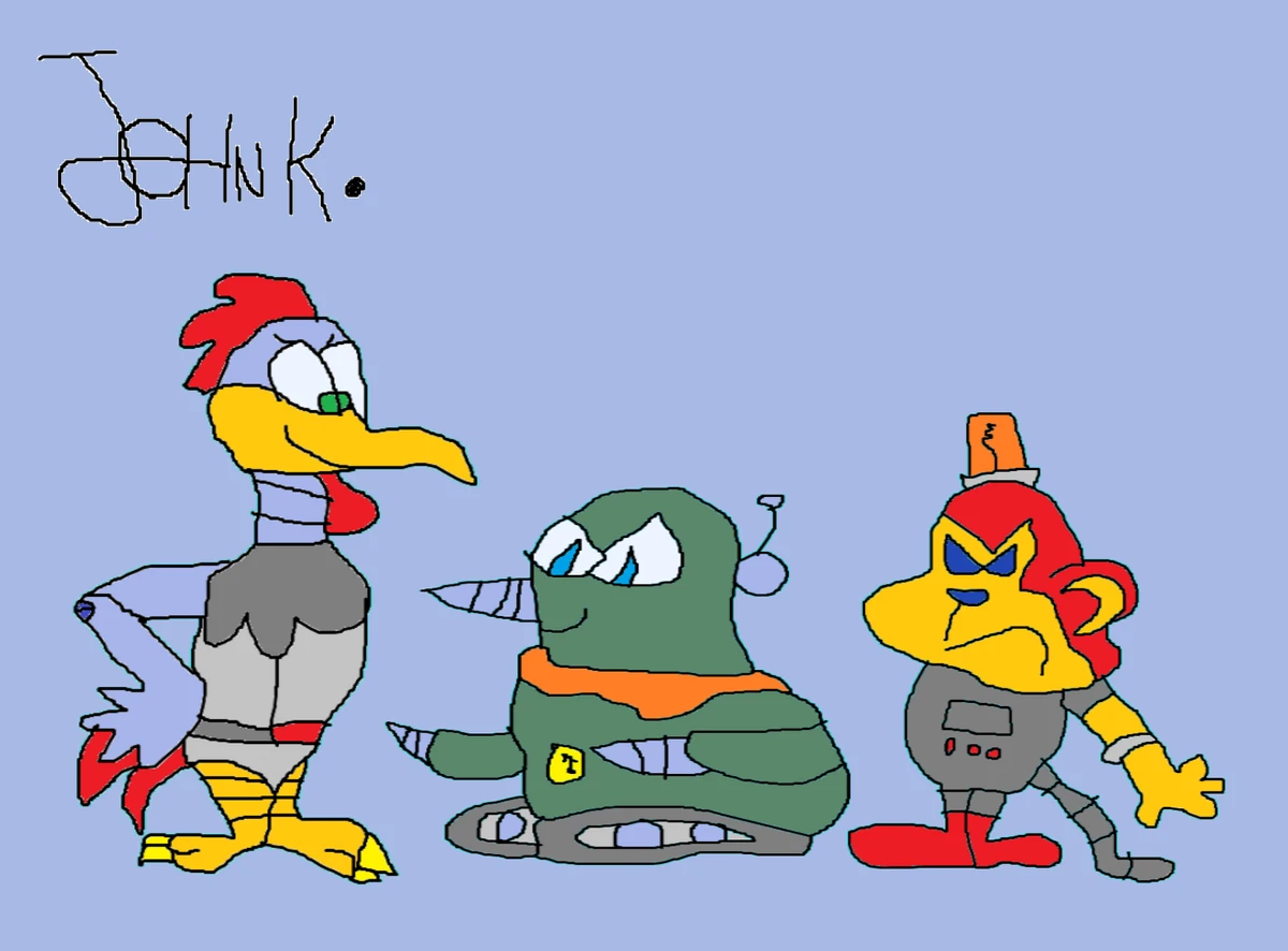 Scratch, Grounder and Coconuts by John Kricfalusi (Facebook stuff ...