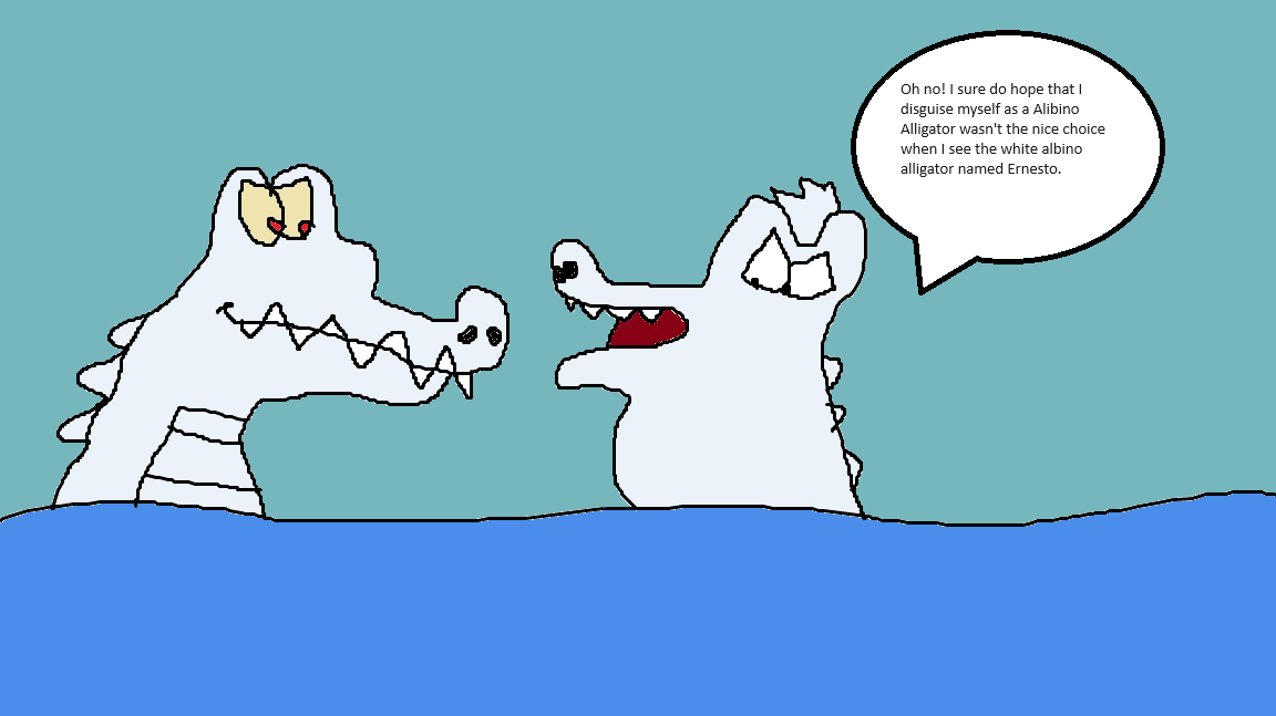 The Encounter of Albino Alligator by SidabatheToonLord (DeviantArt ...