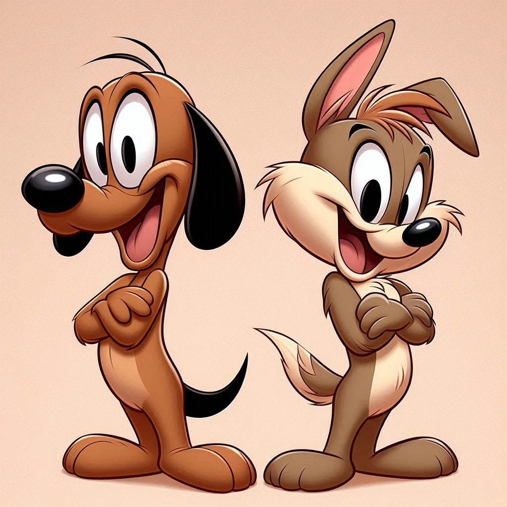 Charlie Dog and Frisky Puppy (Bing AI) by MaxietheFox2005 (DeviantArt ...