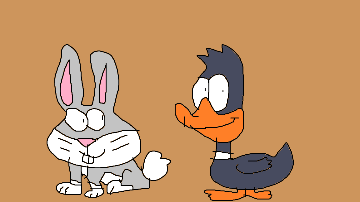 Real Bugs Bunny and Daffy Duck (Looney Tunes) by SidabaTheToonLord ...