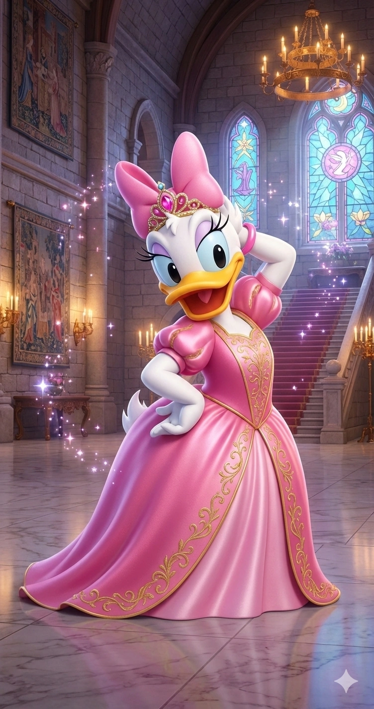 Princess Daisy Duck (Gemini) | Fan art Fun Wiki | Fandom
