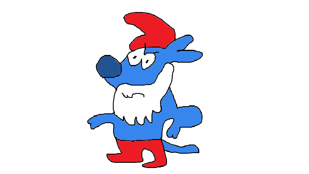 Papa Smurf but Woozle by MaxietheFox2005 (DeviantArt stuff) | Fan art ...