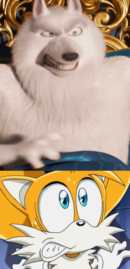 Tails is scared of Jimmy Crystal by MaxietheFox2005 (DeviantArt stuff ...