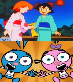 Yin and Yang love PokeShipping by MaxietheFox2005 (DeviantArt stuff) | Fan art Fun Wiki | Fandom