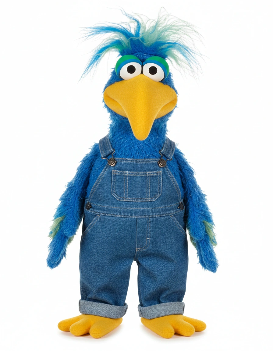 The Muppet Birds (1975) Characters Wearing Overalls by ...