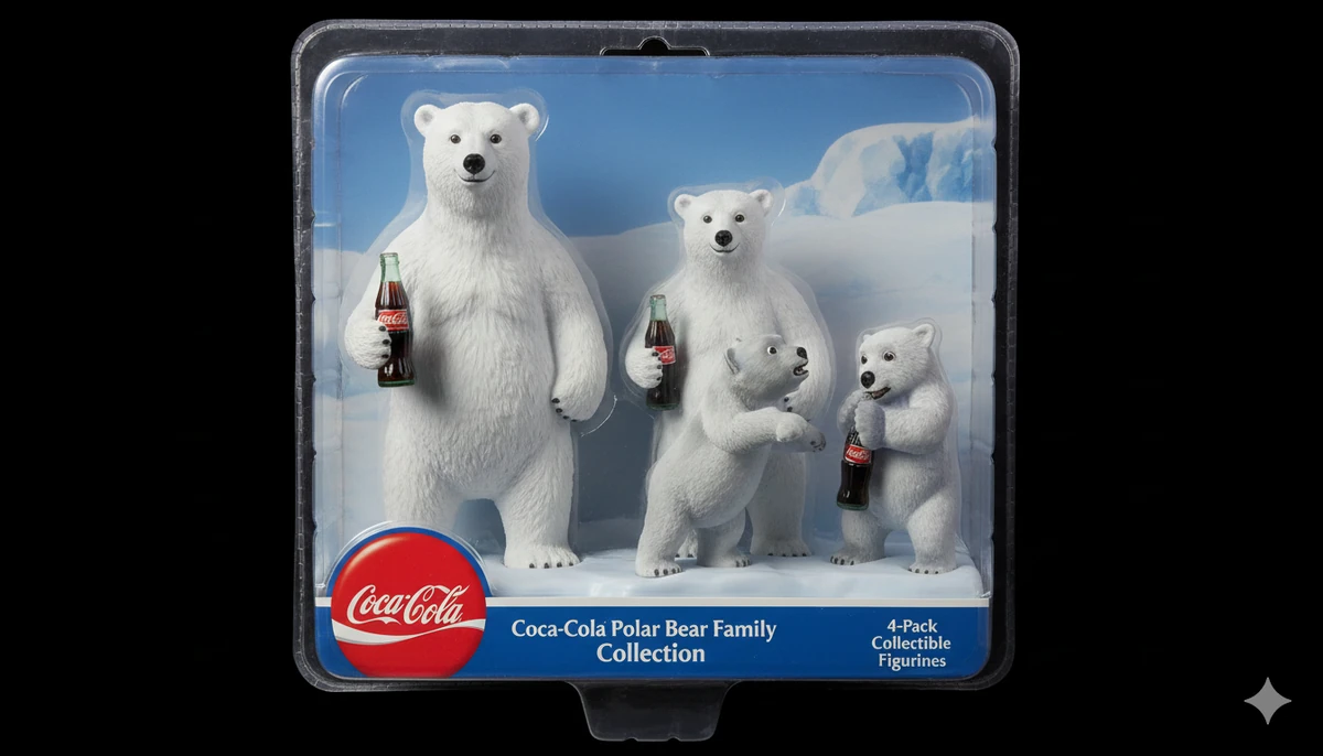 Coca-Cola polar bears collectible figurines set (Gemini) | Fan art Fun ...