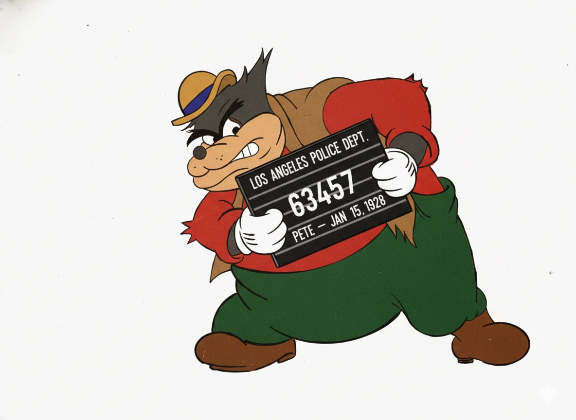 Pete from Disney's Mickey Mouse Mugshot since 1928 (Gemini) | Fan art ...