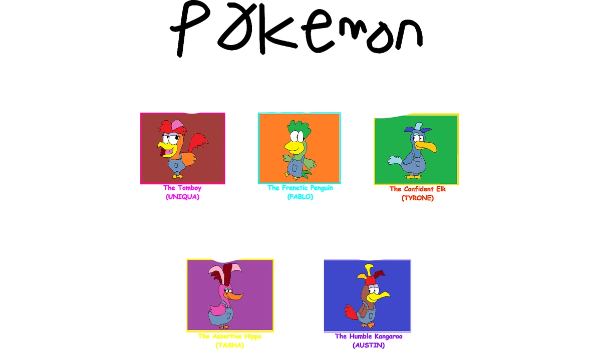 Pokebirds (Pokemon) cast meme by MaxietheFox2005 (DeviantArt stuff ...