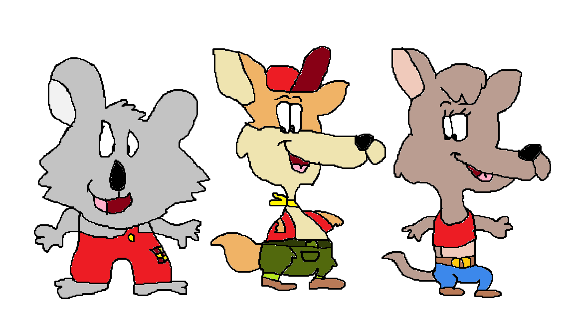 Blinky Bill, Skippy the Kangaroo and Matilda Roo (Cruz Delgado style ...